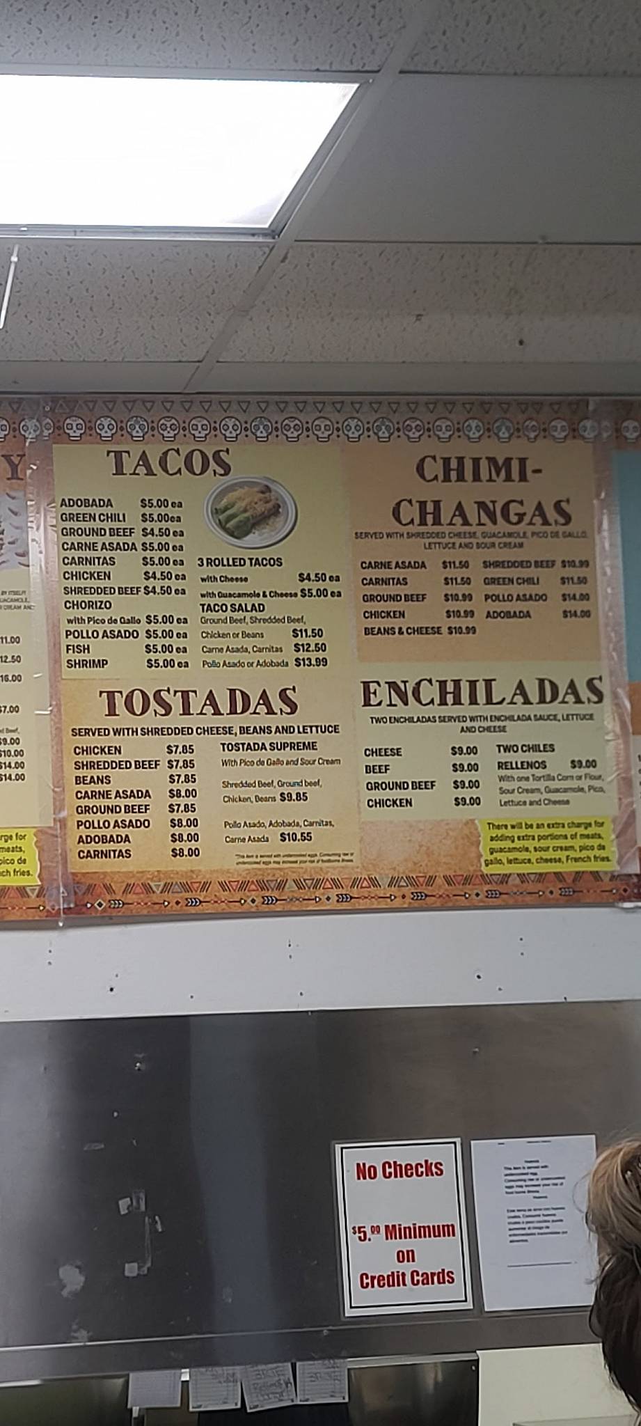 Menu at Don Gilberto Mexican Food restaurant, Montrose, S Townsend Ave ...