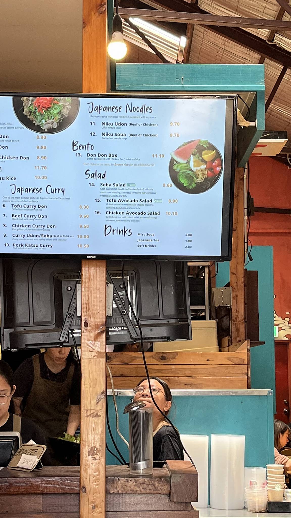 Menu at Don Tojo restaurant, Melbourne, 164 Cardigan St