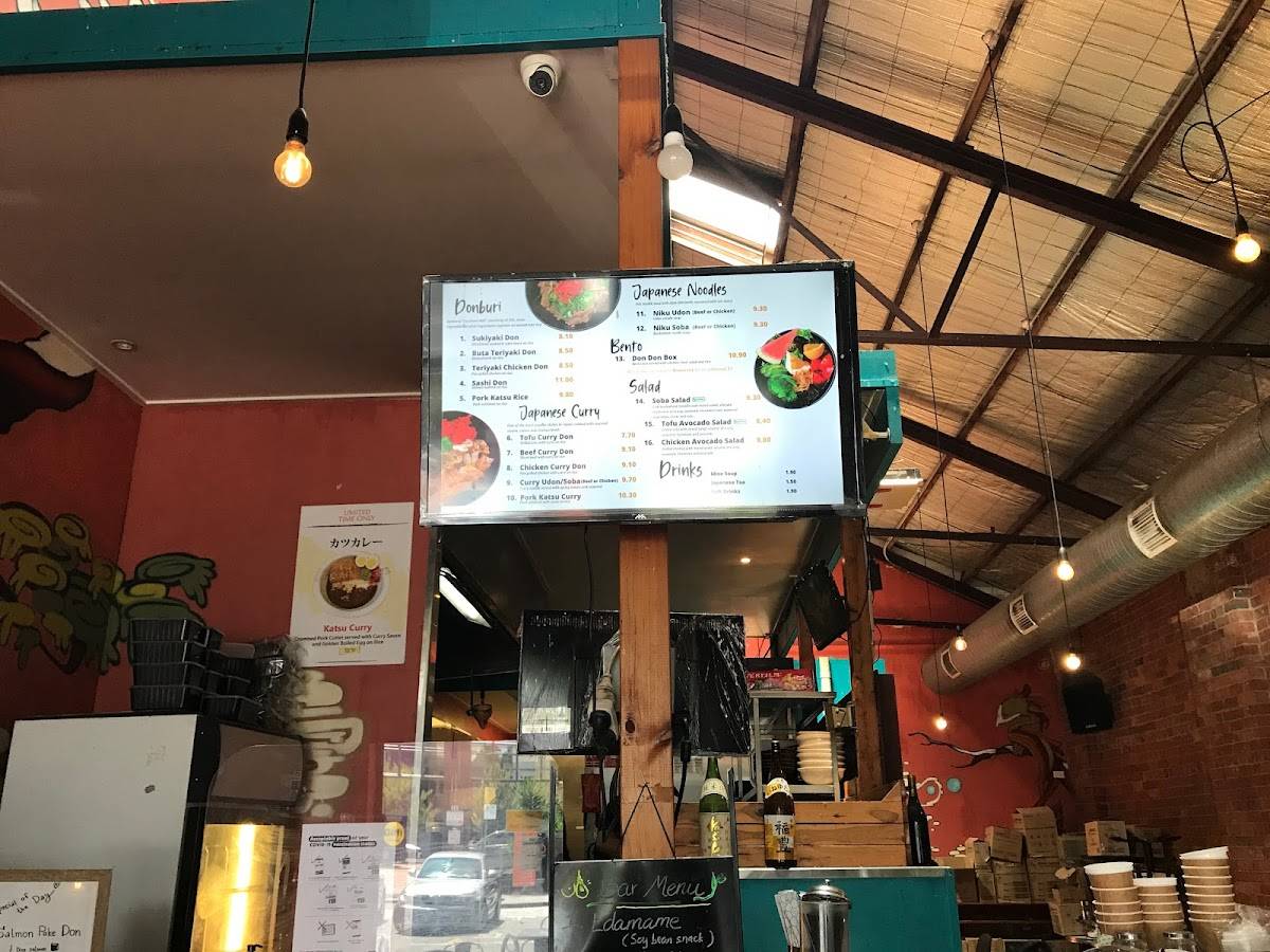 Menu at Don Tojo restaurant, Melbourne, 164 Cardigan St