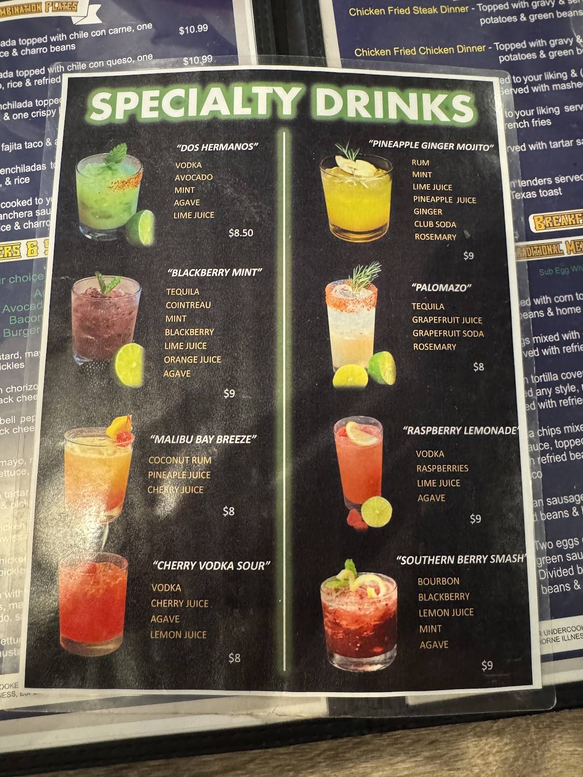 Menu at Dos Hermanos Cafe & Tex Mex, Cedar Park
