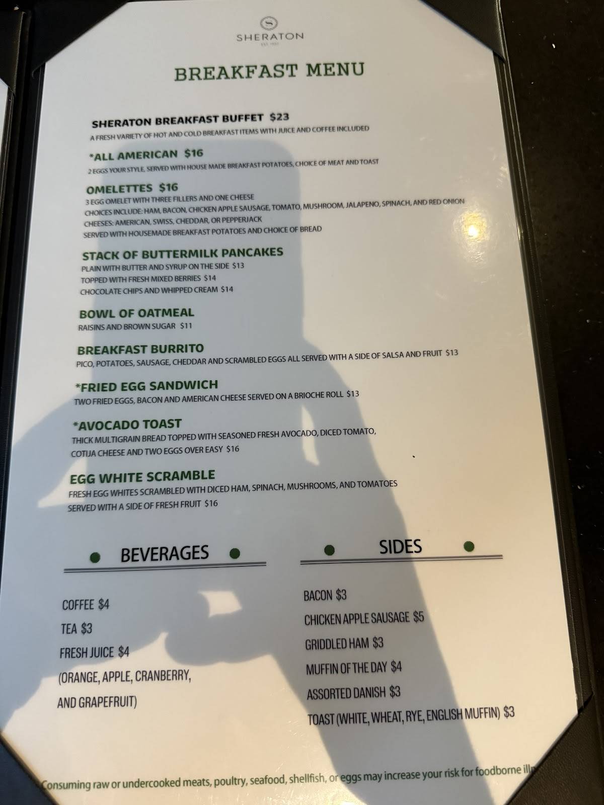 Menu at Drifters Bistro and Lounge pub & bar, Houston