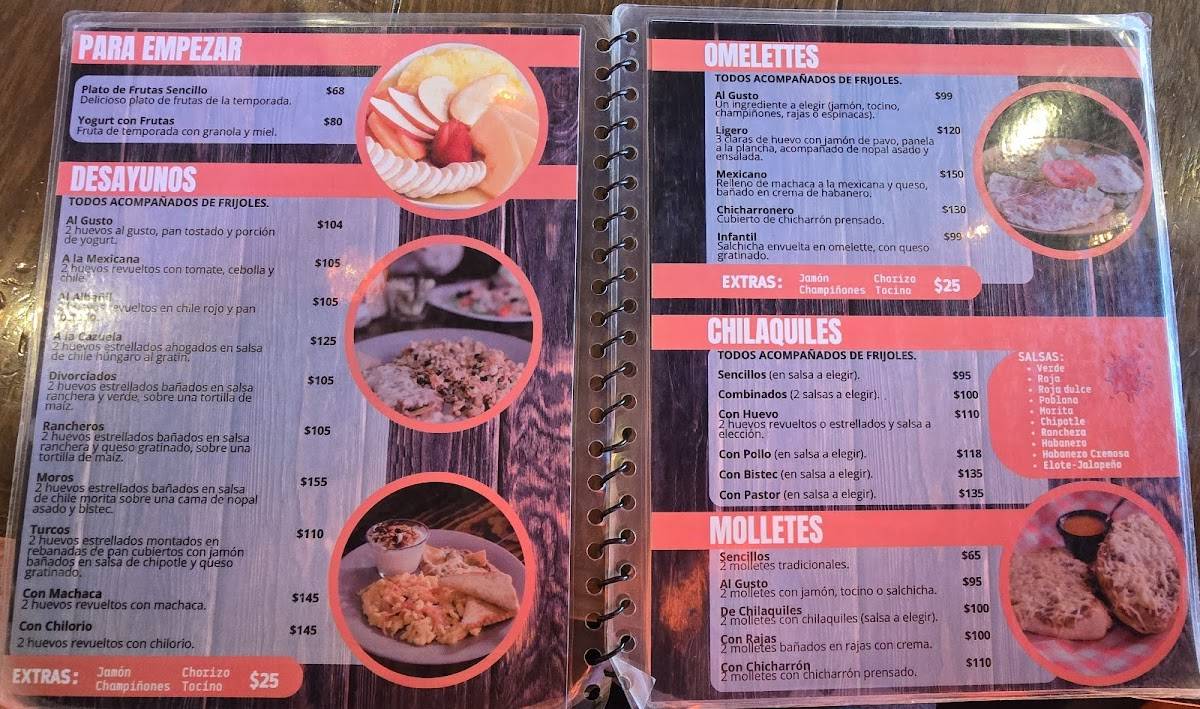 Carta del restaurante Maple Breakfast House - 20 del Noviembre, Durango