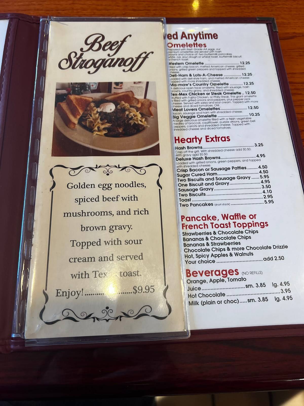 Menu at Dwight's Of St. Albans restaurant, Saint Albans