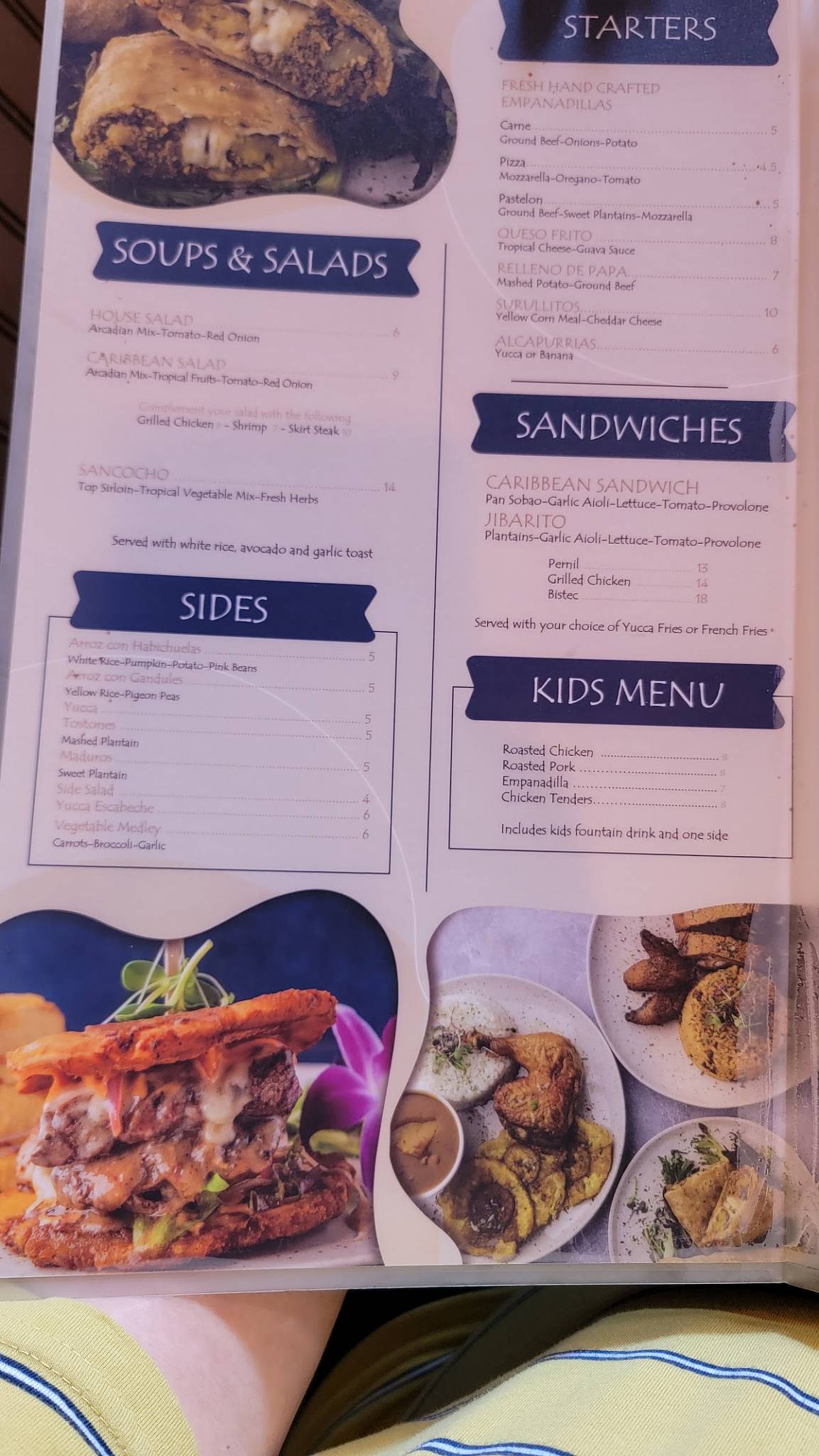 Menu at El Caribeño Puerto Rican Restaurant, Cypress, Fry Rd #100