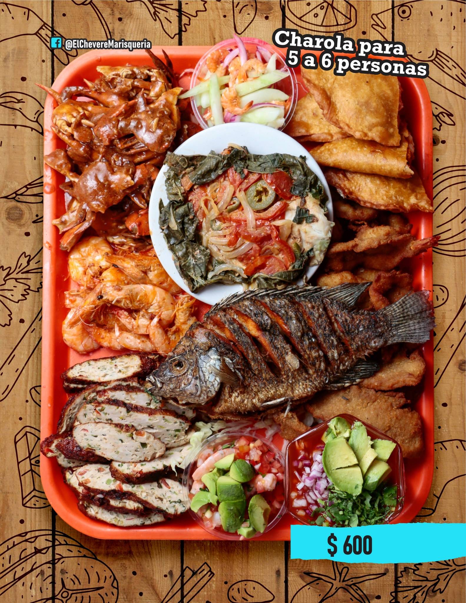 Carta Del Restaurante El Chevere Marisquería Calzada Al Sumidero