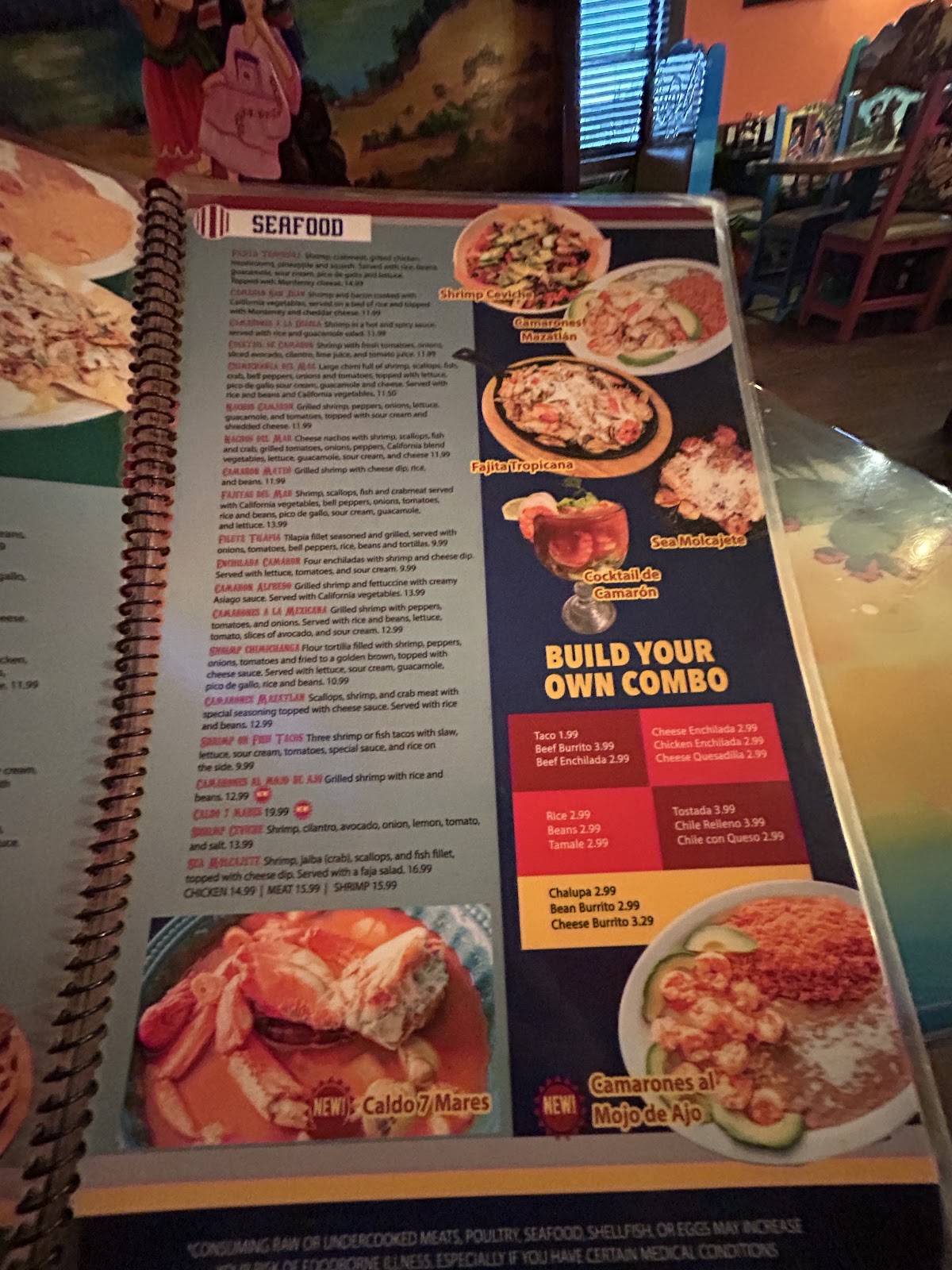 Menu at El Patron Mexican Grill restaurant, Bardstown