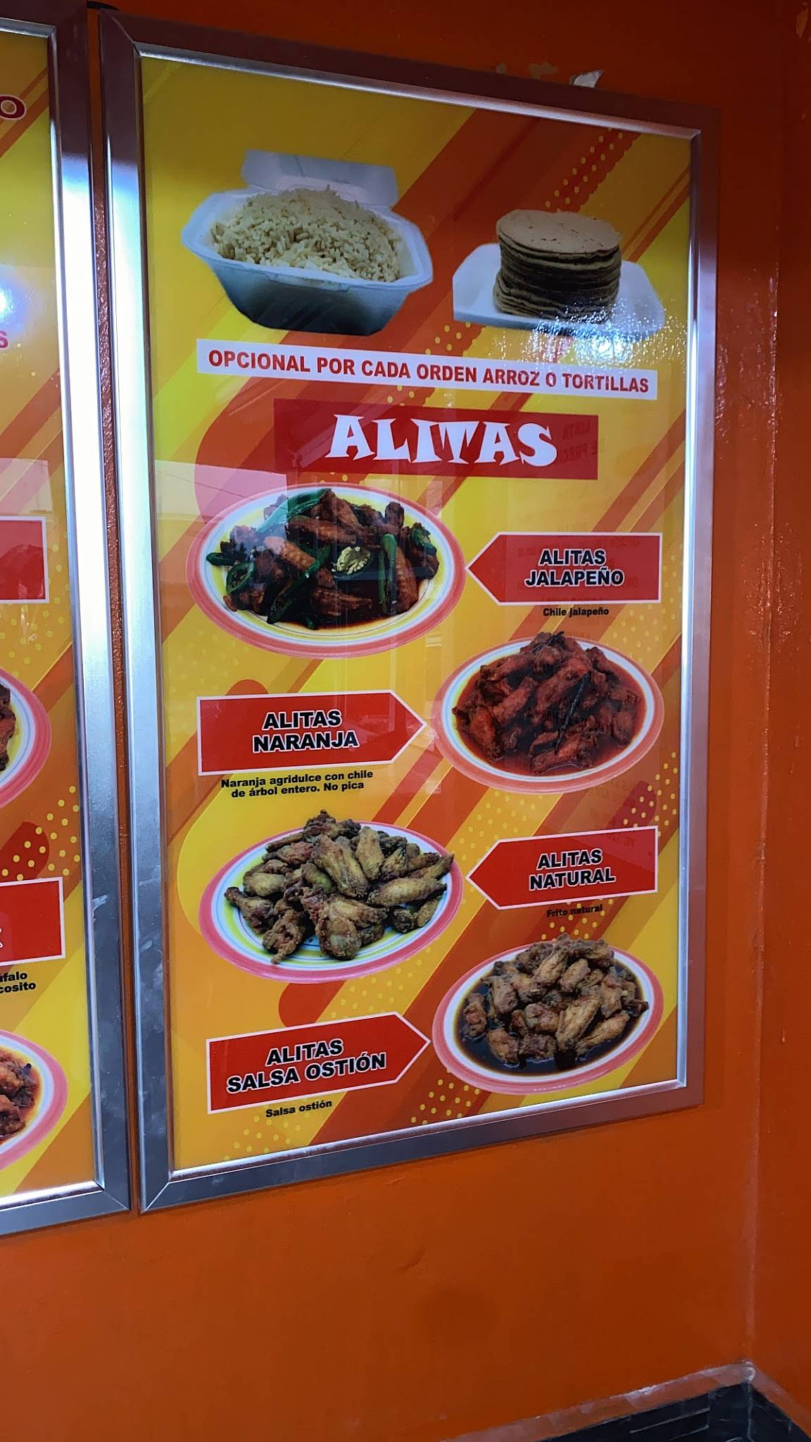 Carta del restaurante Pollo Mixto, Ciudad Juarez, C. Ramón Rayon 609