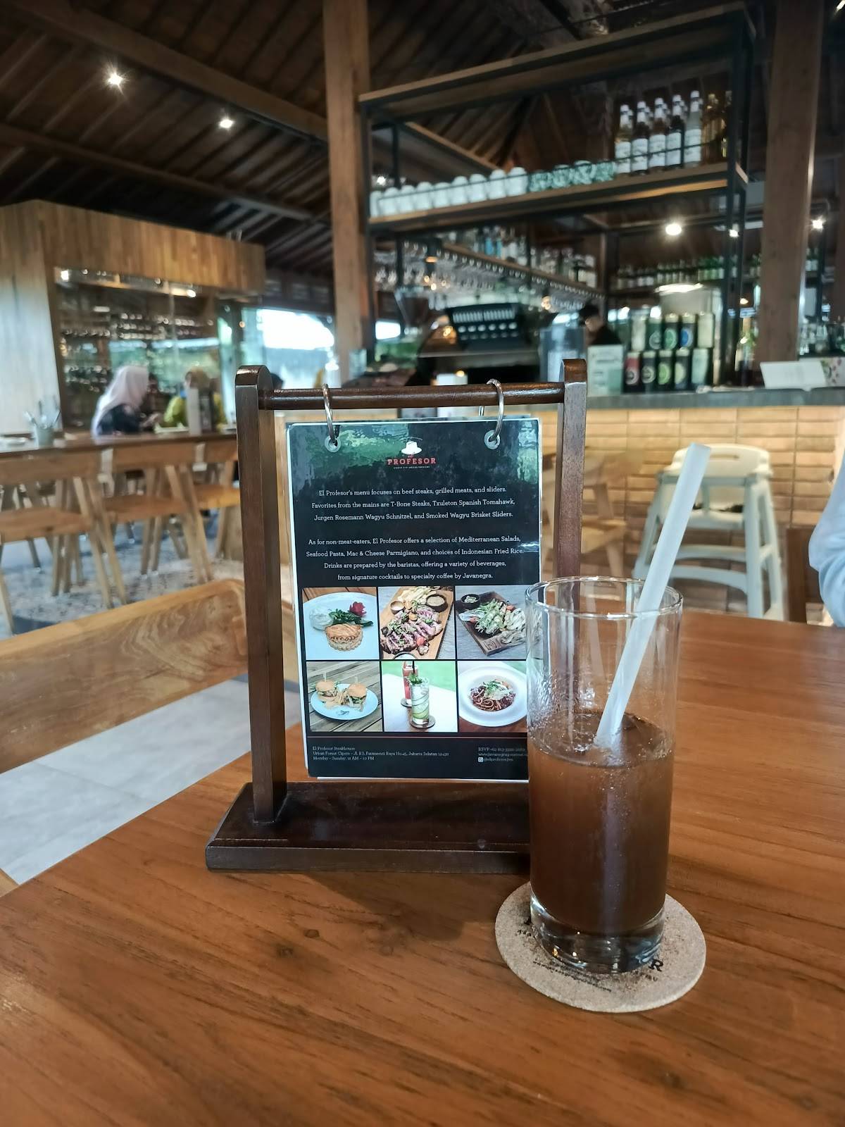 Menu at El Profesor Steakhouse - Urban Forest Cipete, South Jakarta