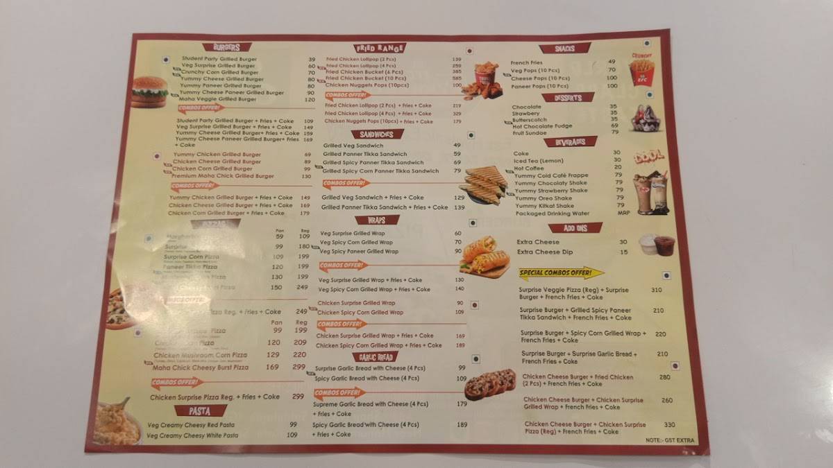 Menu at Everest Food Court Restaurant - Saket, New Delhi