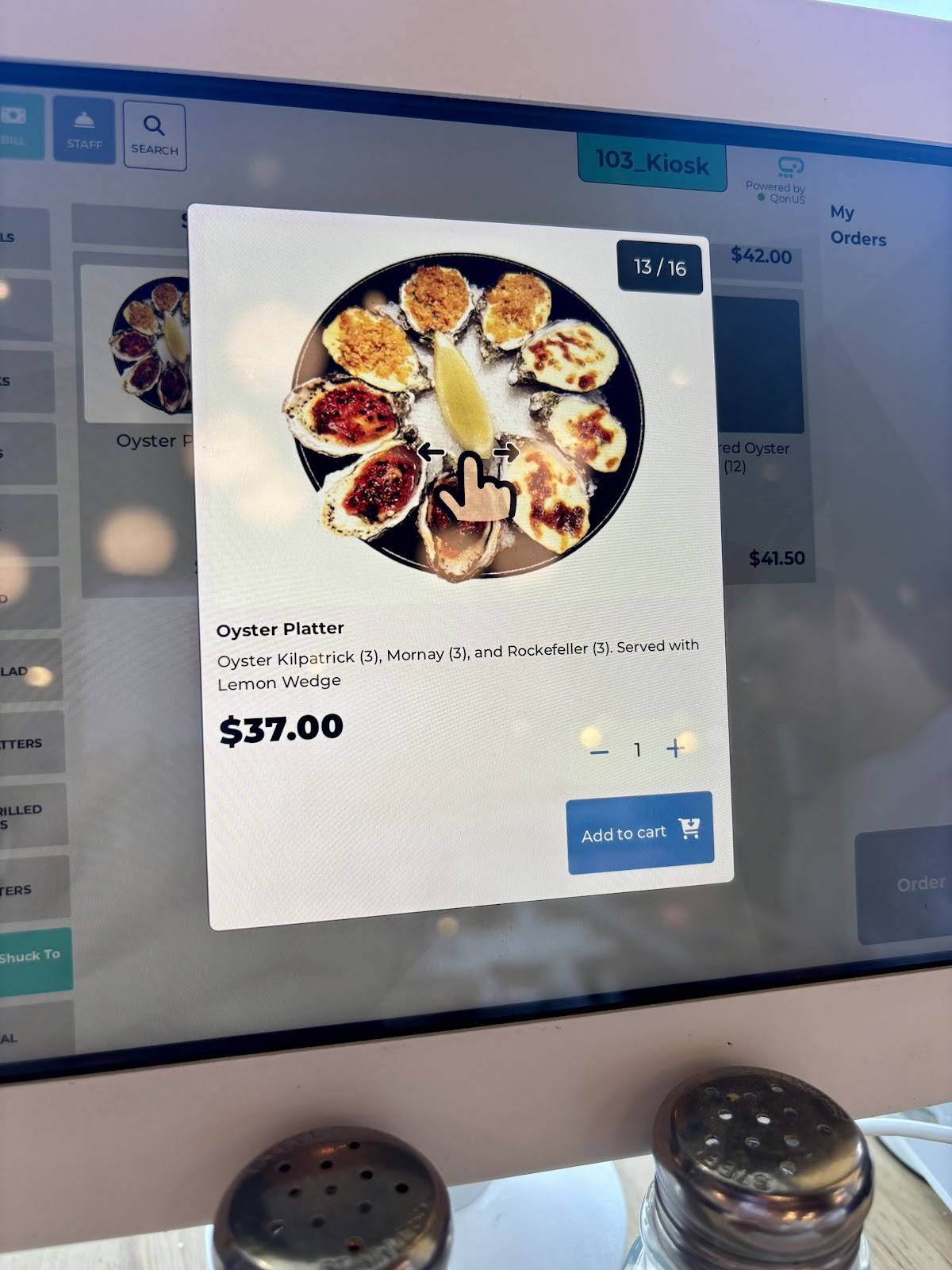 Menu at FISHBOI restaurant, Springwood