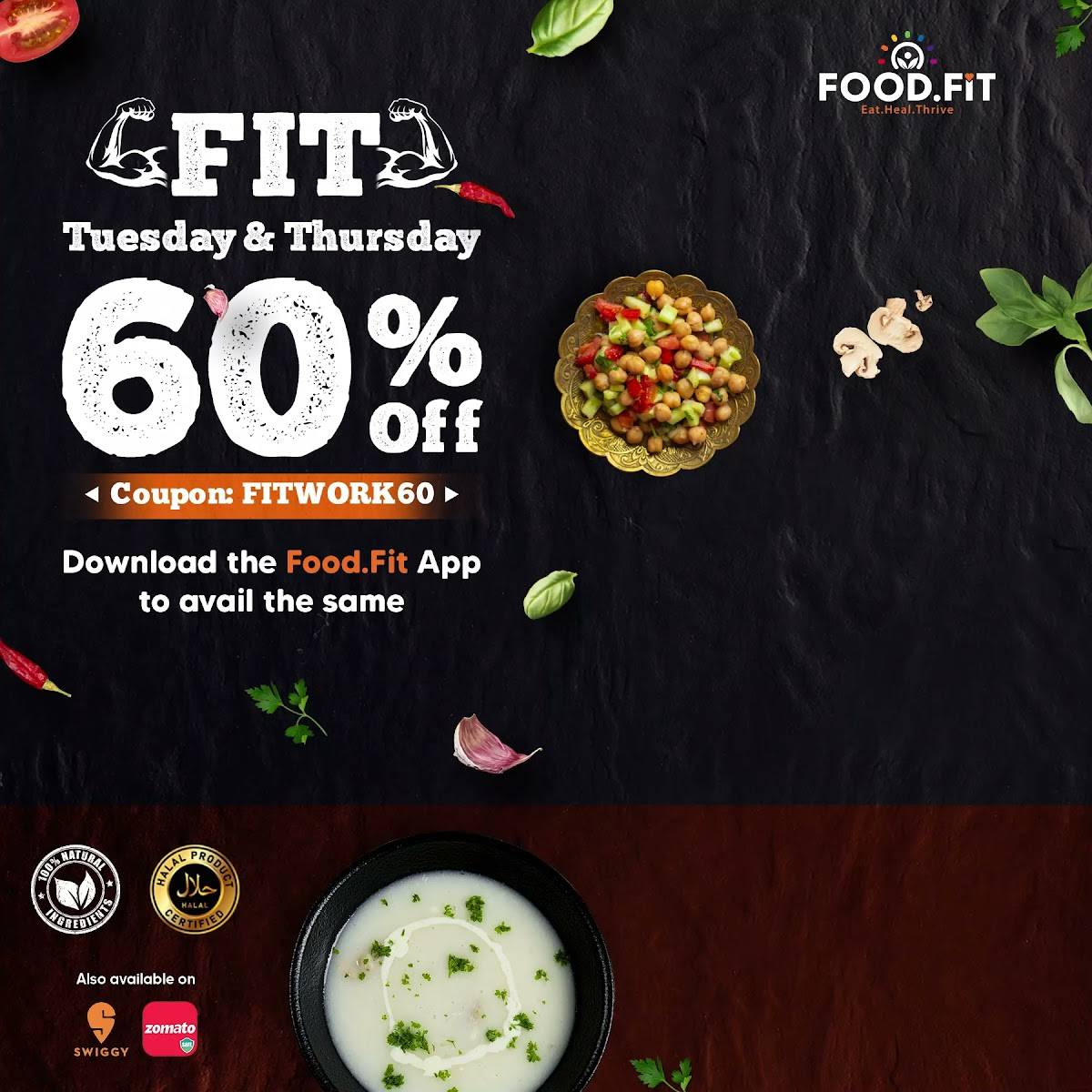 Menu at FOOD.FIT, Bengaluru