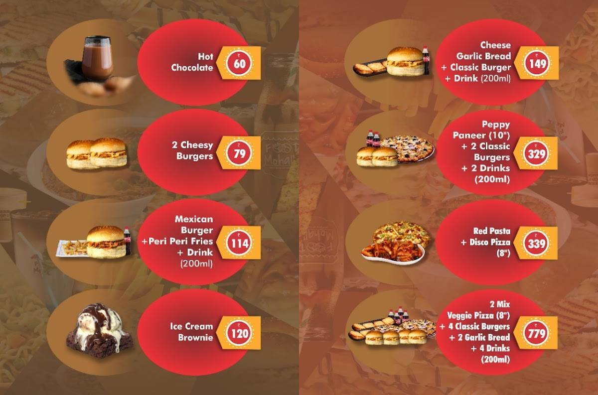 Menu at FOOD MOHALLA VESU, Surat, G-18