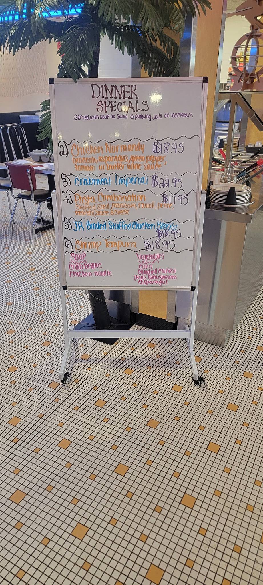 Menu at Falcon Diner restaurant, Brooklawn