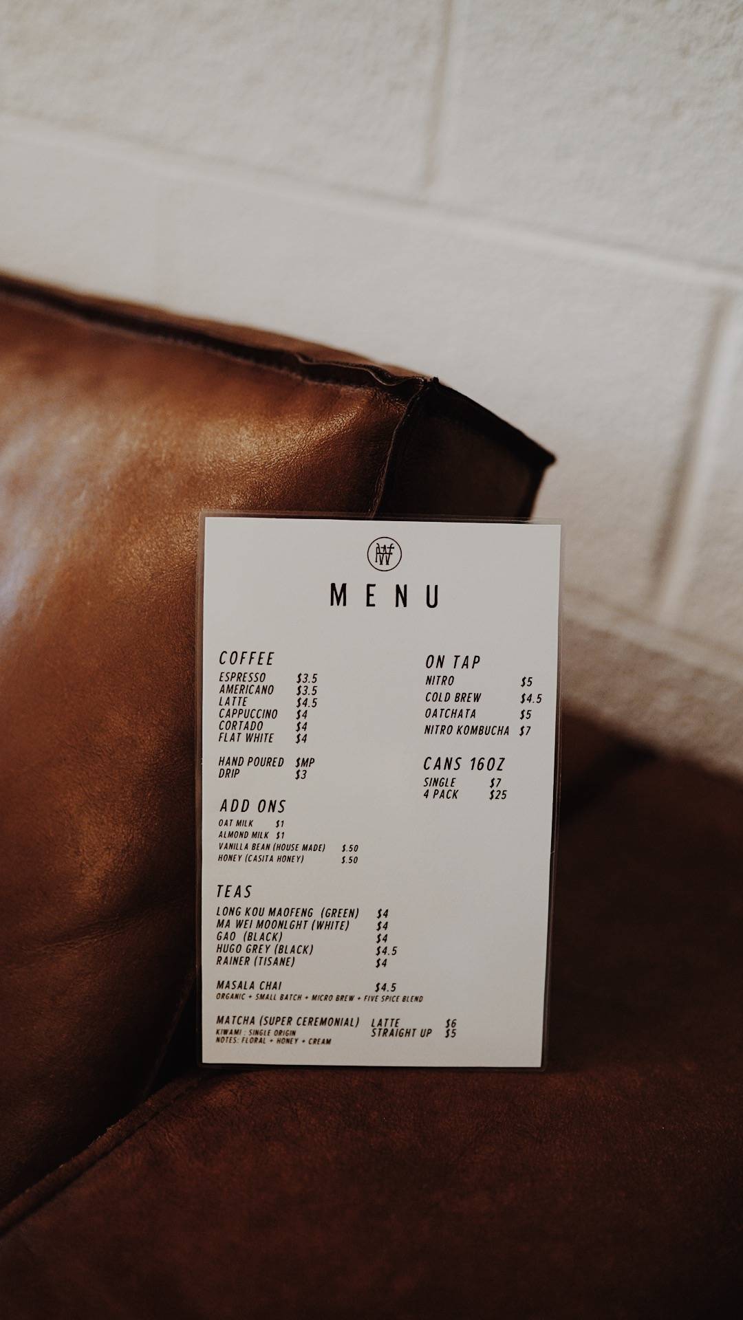 Menu at Far West Coffee restaurant, Midland