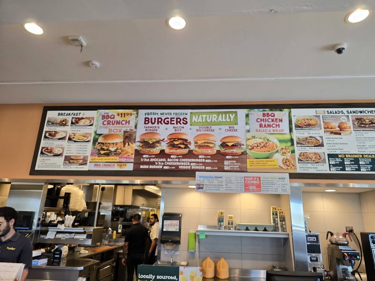 Menu at Farmer Boys restaurant, Tolleson