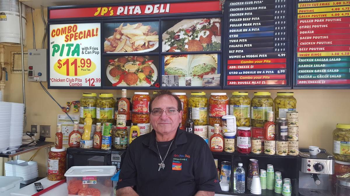 Menu at JP's Pita Deli Inc fast food, Bowmanville