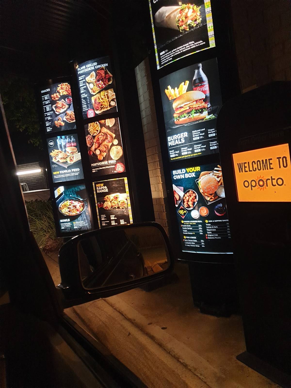 Menu at Oporto South Perth Drive Thru fast food, Victoria Park, Corner ...