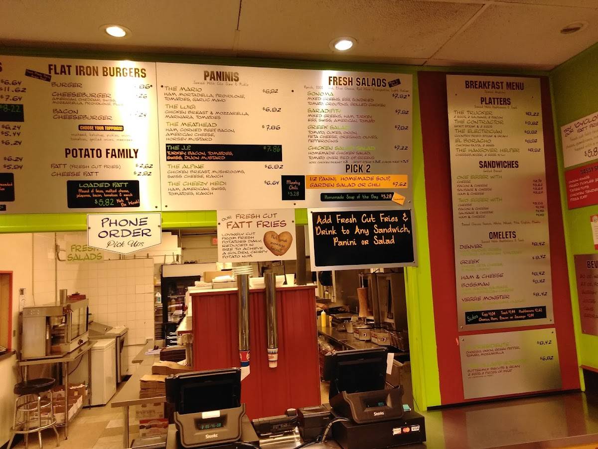 Menu at Fatt Mustard Cafe, Elk Grove Village