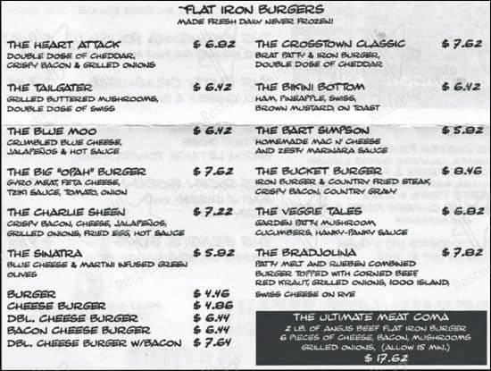 Menu at Fatt Mustard Cafe, Elk Grove Village
