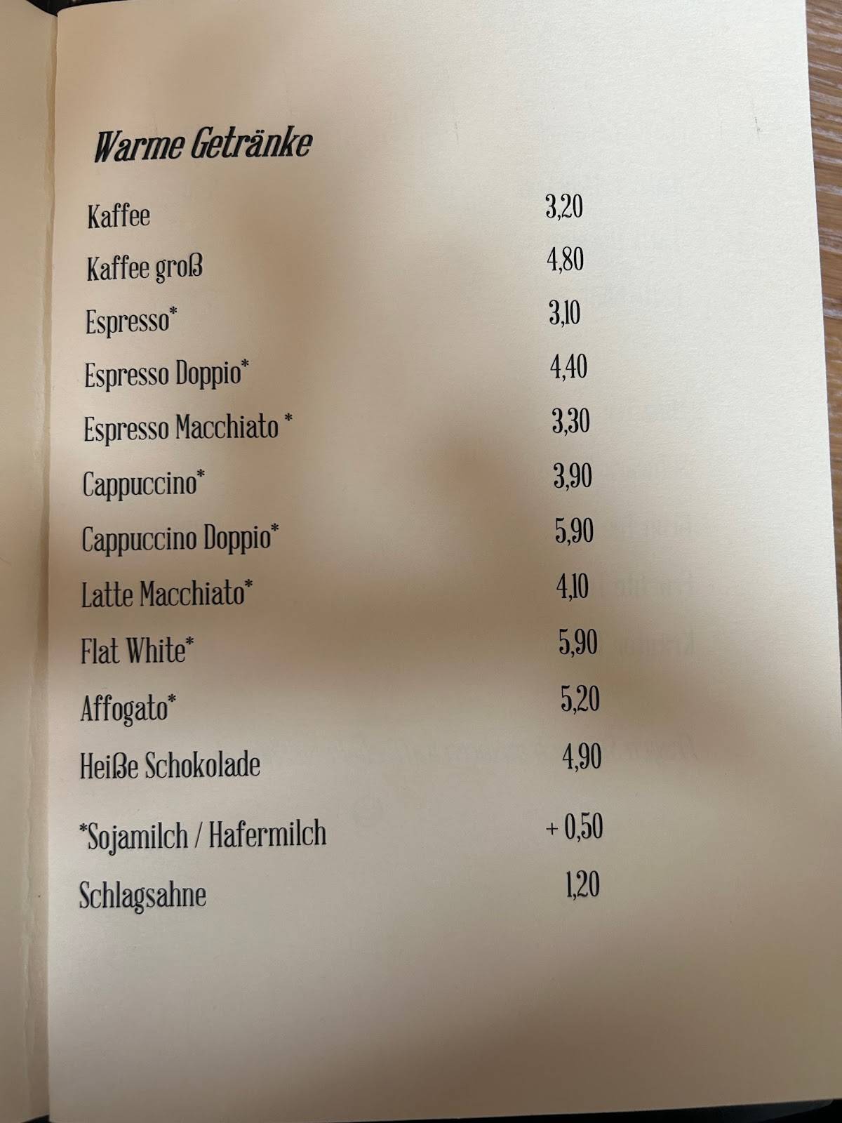 Speisekarte von Magma restaurant, Feldkirch