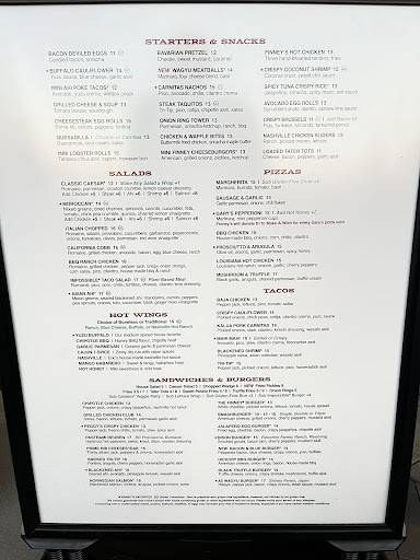 Menu at Finney's Crafthouse - Porter Ranch pub & bar, Los Angeles