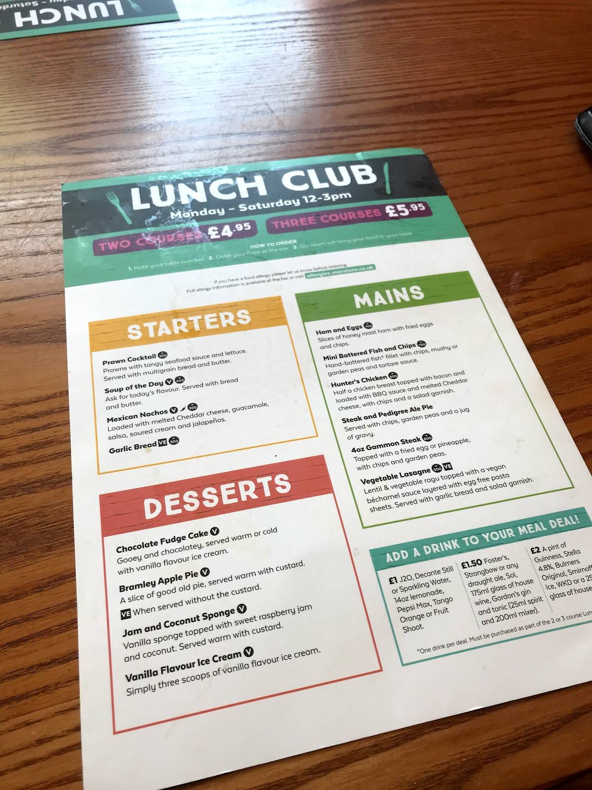 Menu at The Firs pub & bar, Wolverhampton, Castlecroft