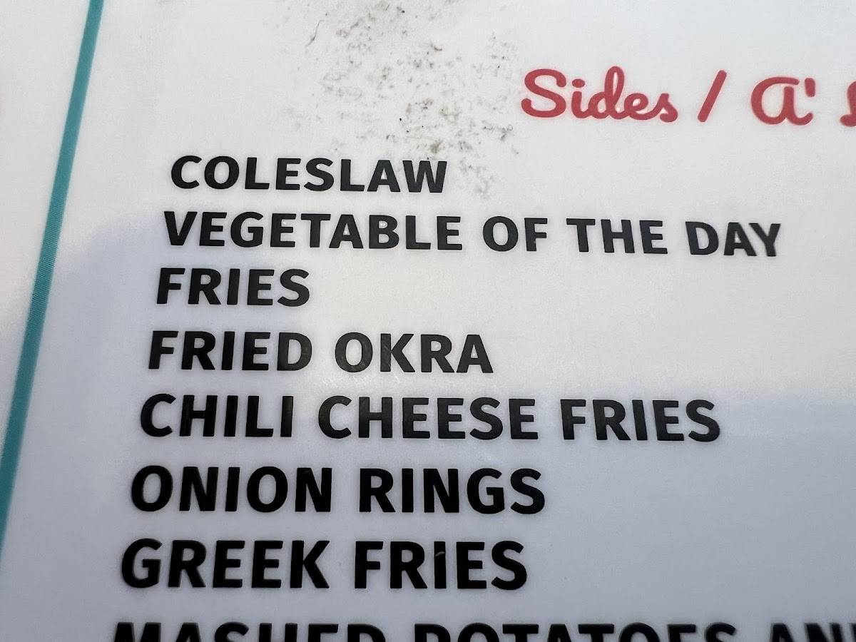 Menu at Five Forks Cafe, Williamsburg, John Tyler Hwy