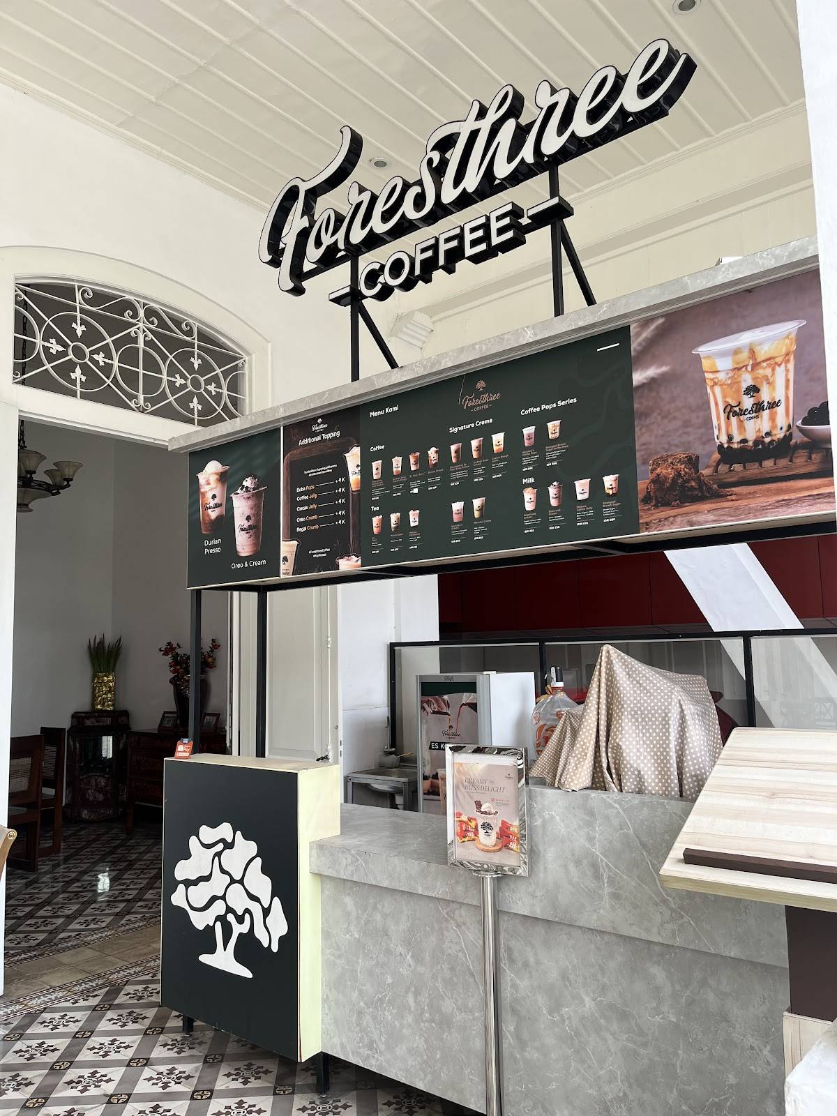 Carta del café Foresthree Coffee Malang Pasar Besar, Malang