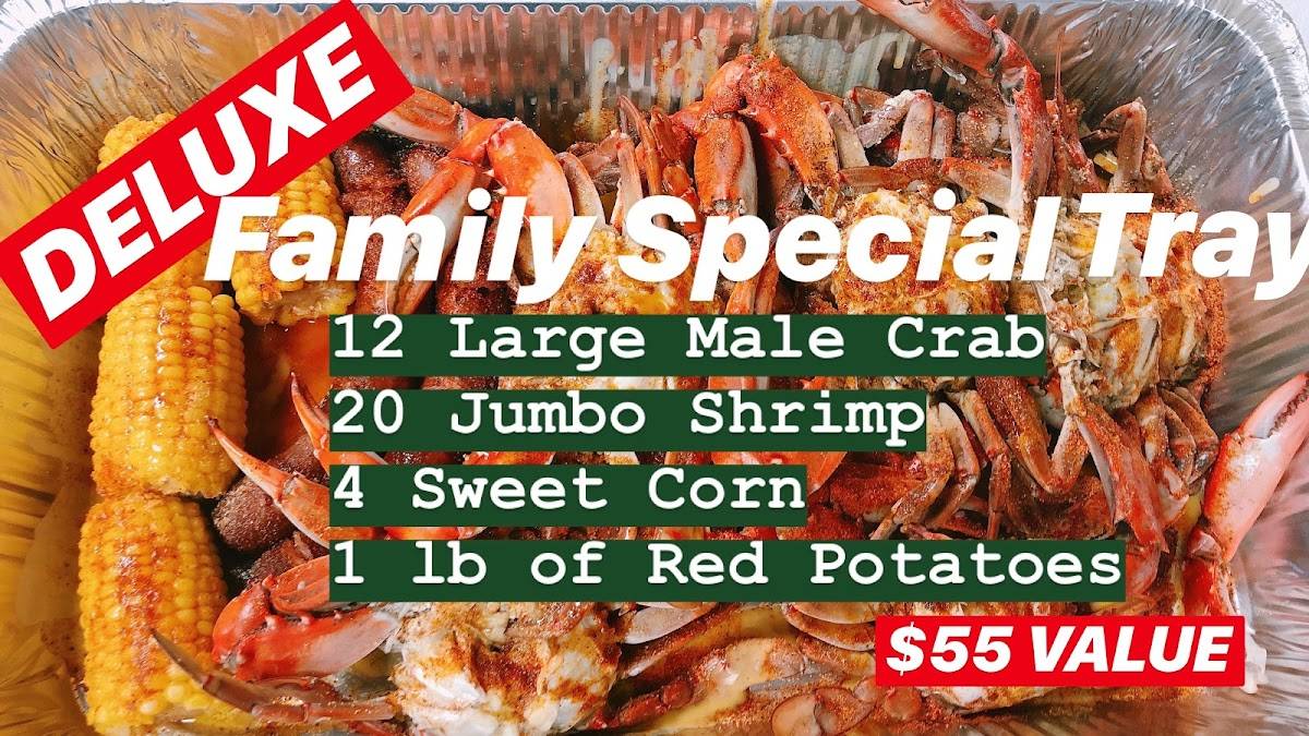 Menu at Fresh Box Seafood restaurant, Daytona Beach
