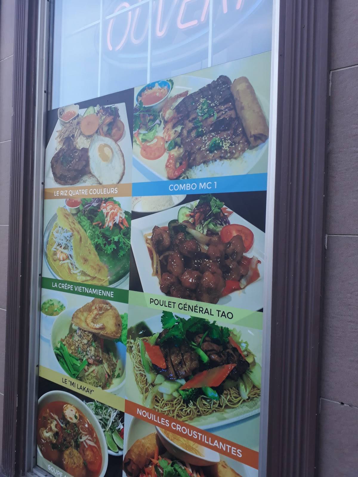 Menu at Fung Shing Chinese Restaurant, Montréal