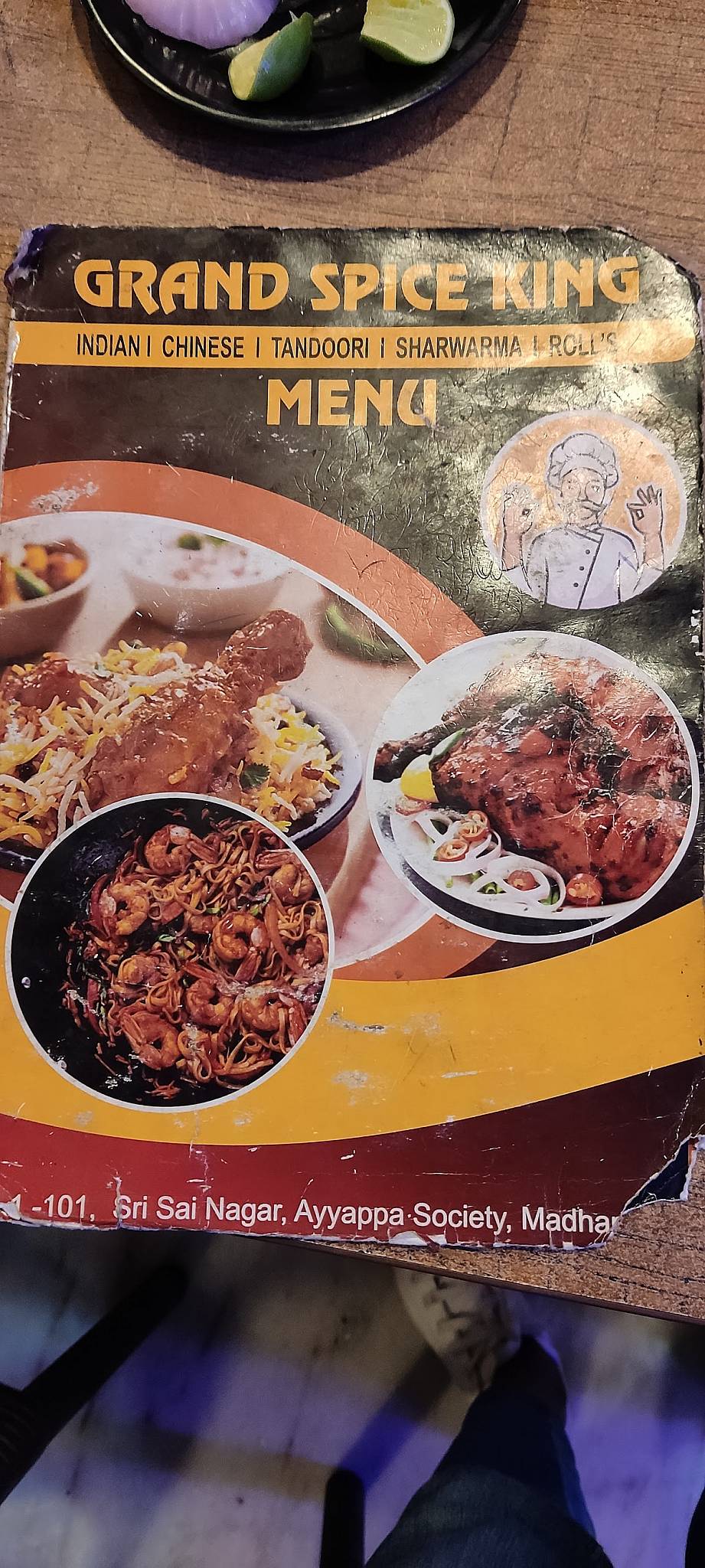 Menu at GRAND SPICE KING, Hyderabad