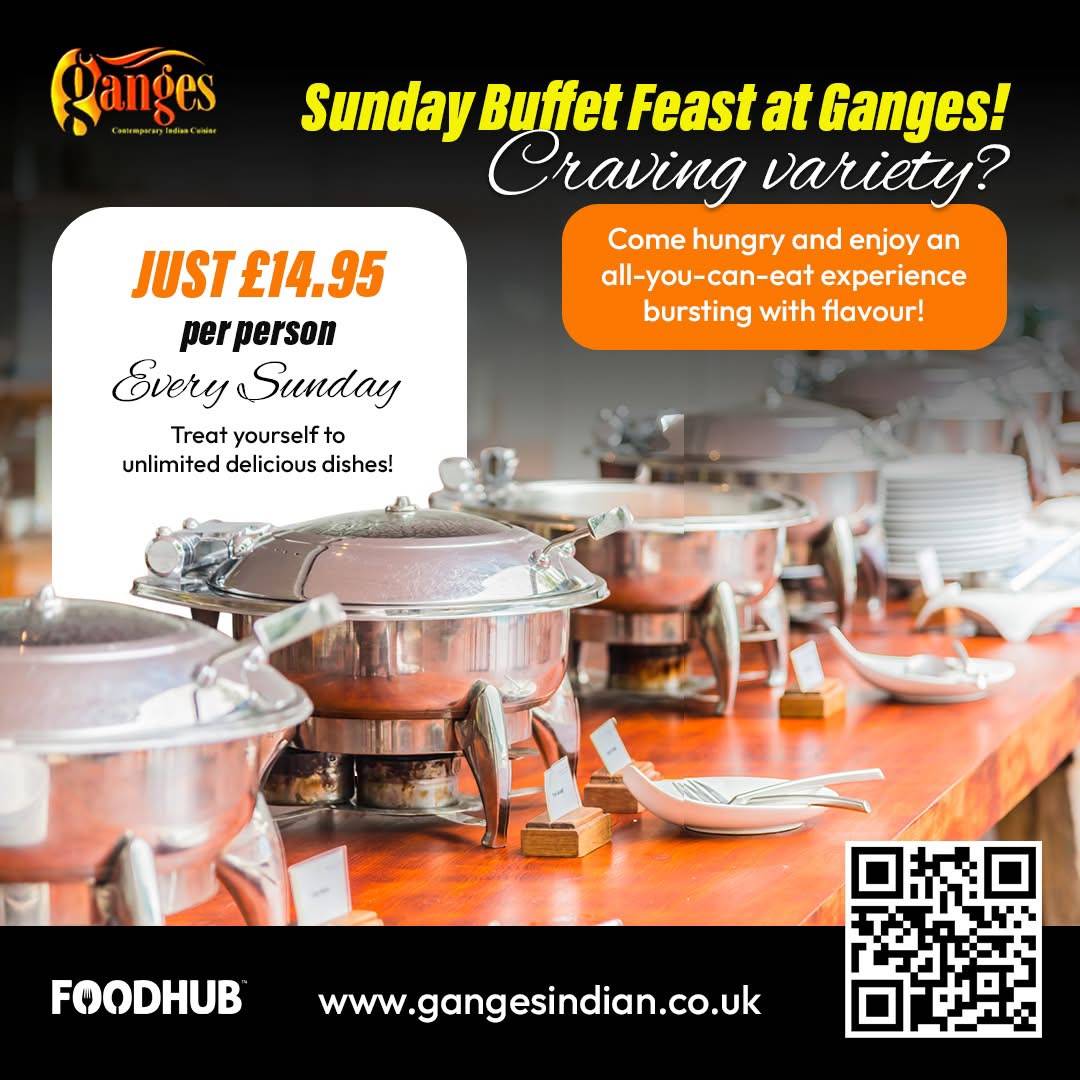 Menu at Ganges Indian Restaurant, Eastbourne