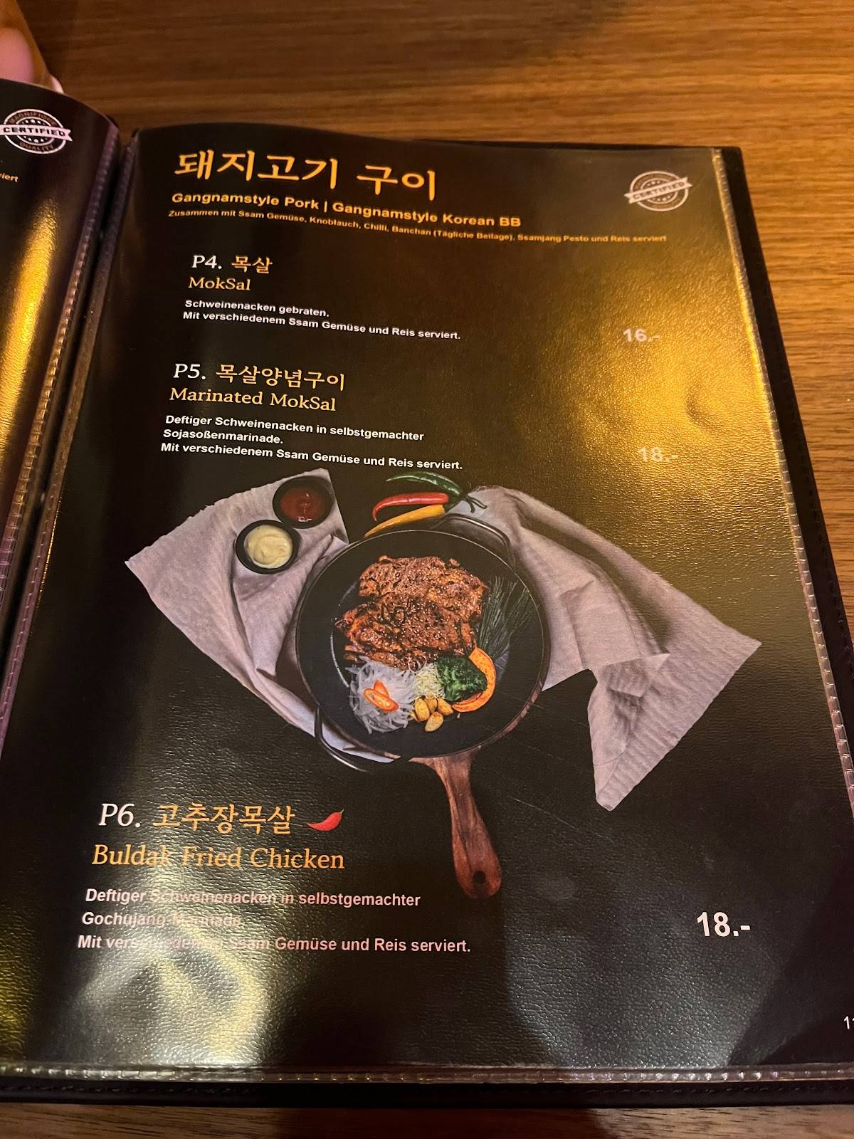 Speisekarte von Gangnamstyle Korean BBQ • Bulgogi • Bar, Köln