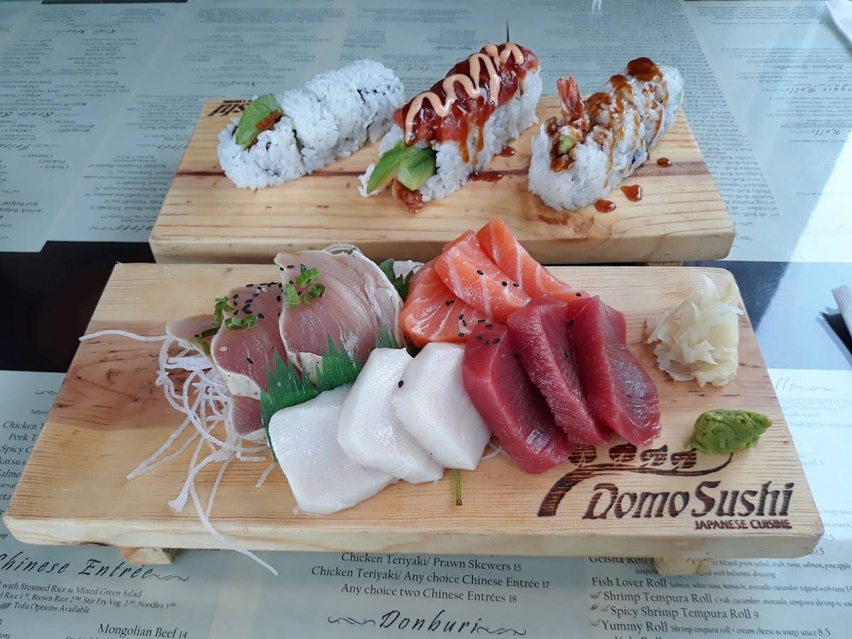 Menu at Domo Sushi Gig Harbor restaurant, Gig Harbor