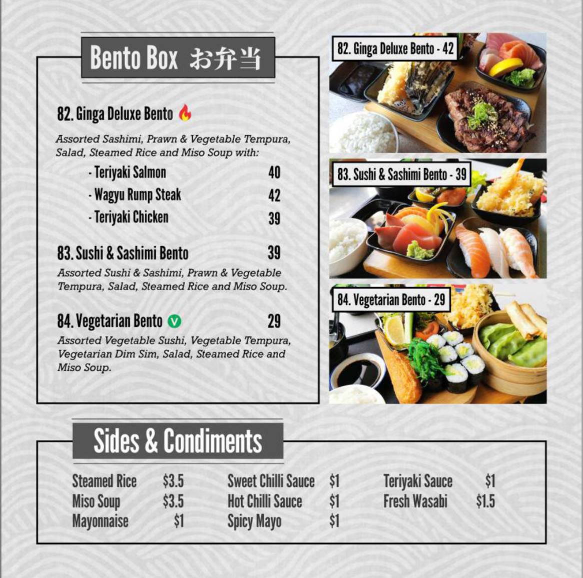 Menu at Ginga - Fortitude Valley restaurant, Fortitude Valley