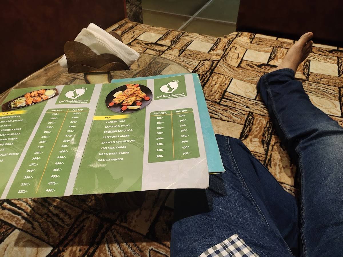Menu at Girlfriend Mandi, Hyderabad, H no 1