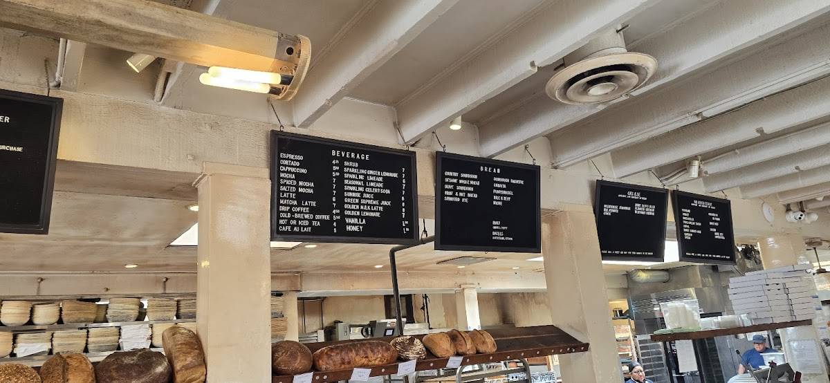 Menu at Gjusta cafe, Los Angeles, 320 E Sunset Ave