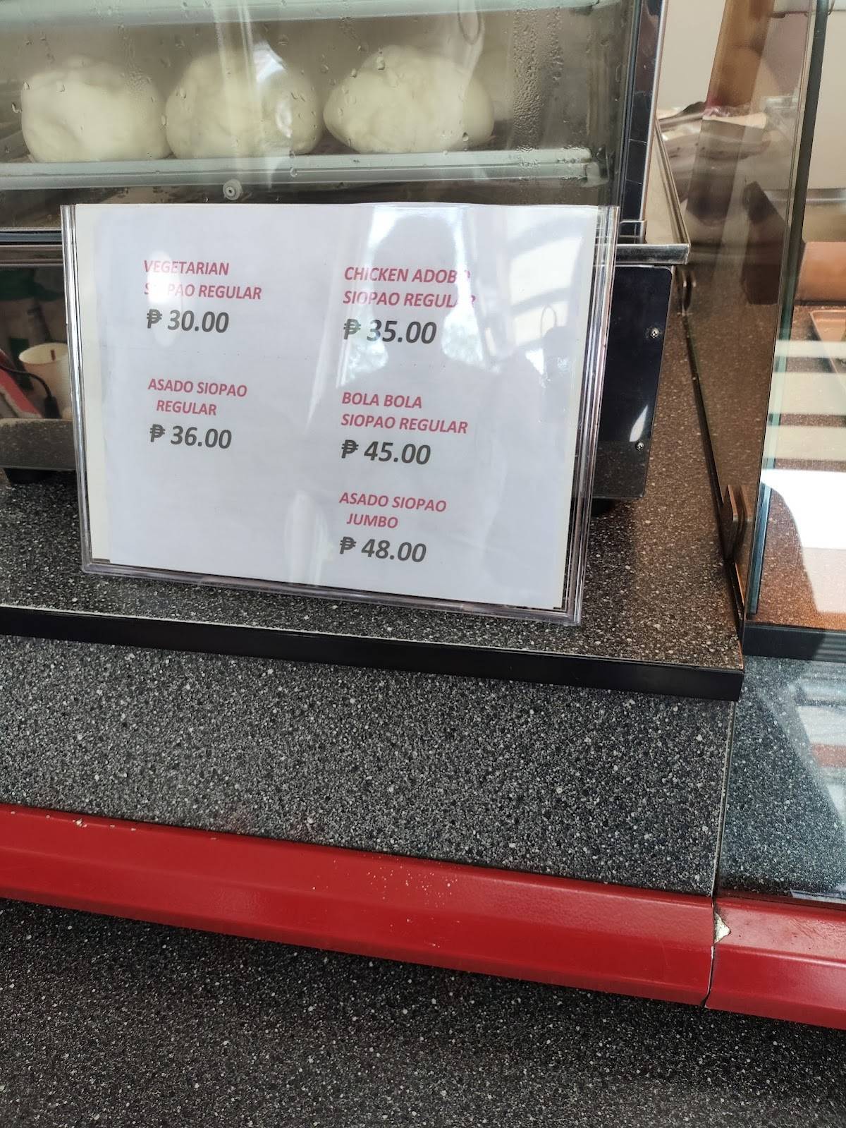 Menu at Globake Corporation, Pasig