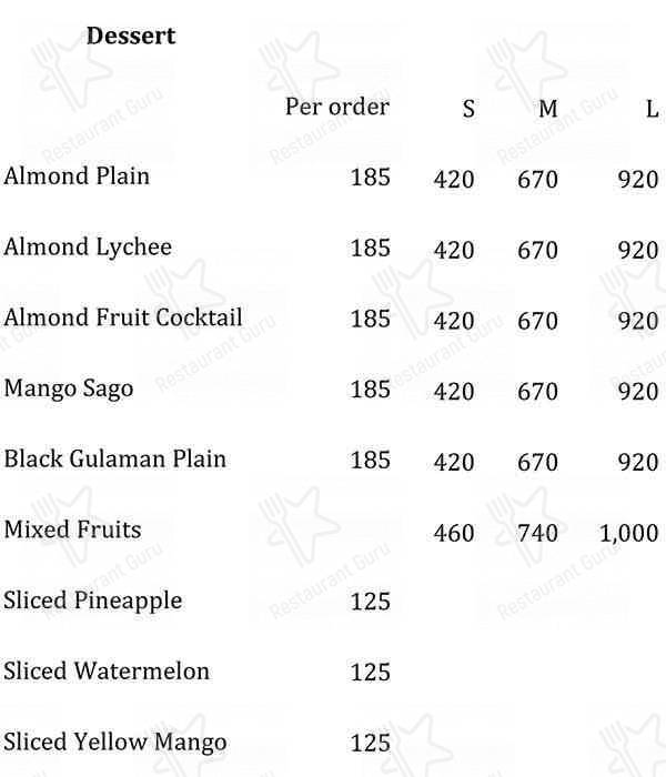 Menu at Gloria Maris Shark's Fin Restaurant Greenhills, San Juan ...