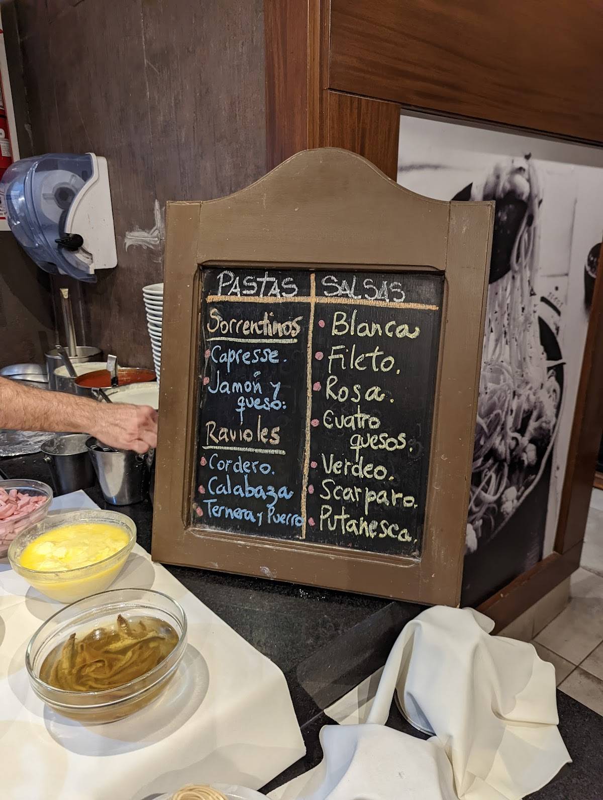 Carta del restaurante Gourmet Porteño, Buenos Aires