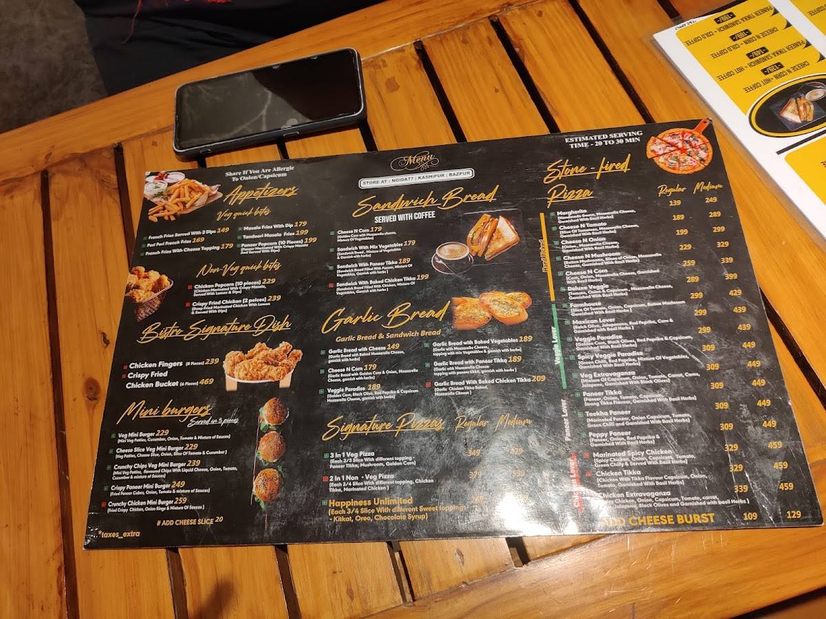 Menu at Grand bistro, Noida