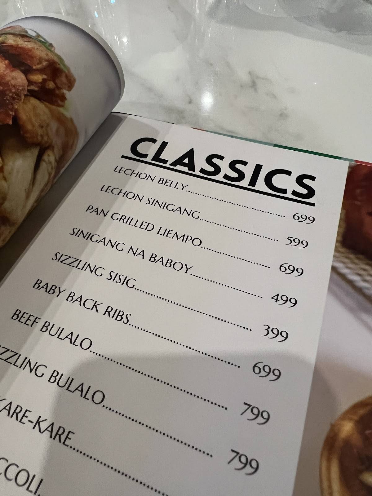 Menu at Green Mustard Cauayan restaurant, Cauayan City, WQPF+8M7