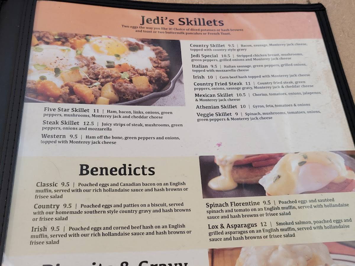 Menu at Jedi's Garden Family Restaurant, Griffith