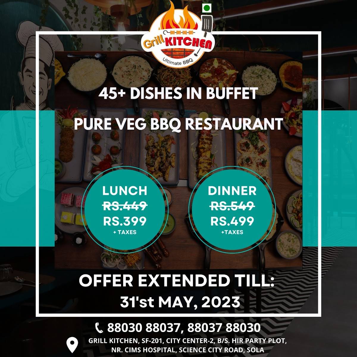 Menu at Grill kitchen Ultimate BBQ Science City, Ahmedabad