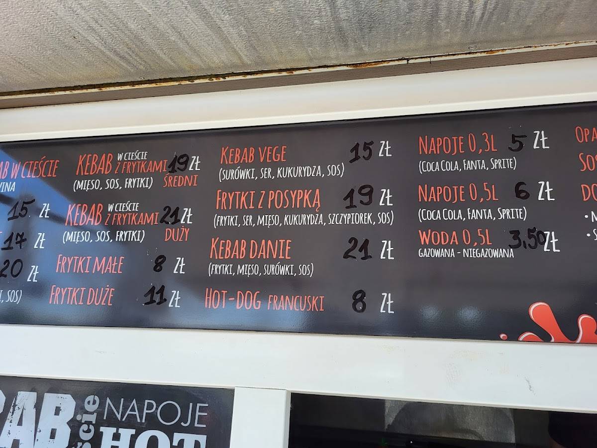 Menu at Grillaz Gorillaz Sławomir Bednarz restaurant, Tarnow ...