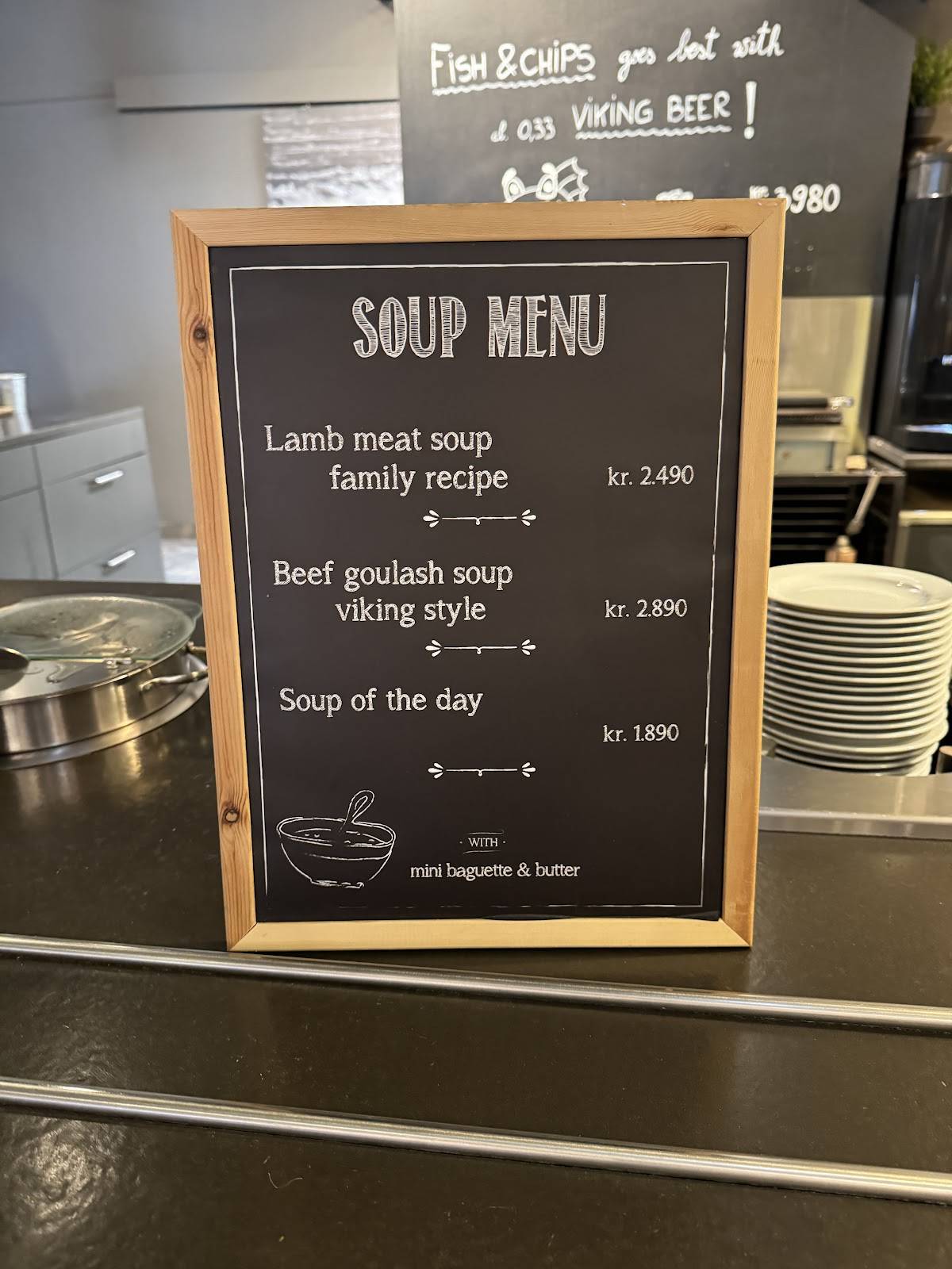 Menu at Gullfoss - Panorama Restaurant - Cafe - Shop, Iceland