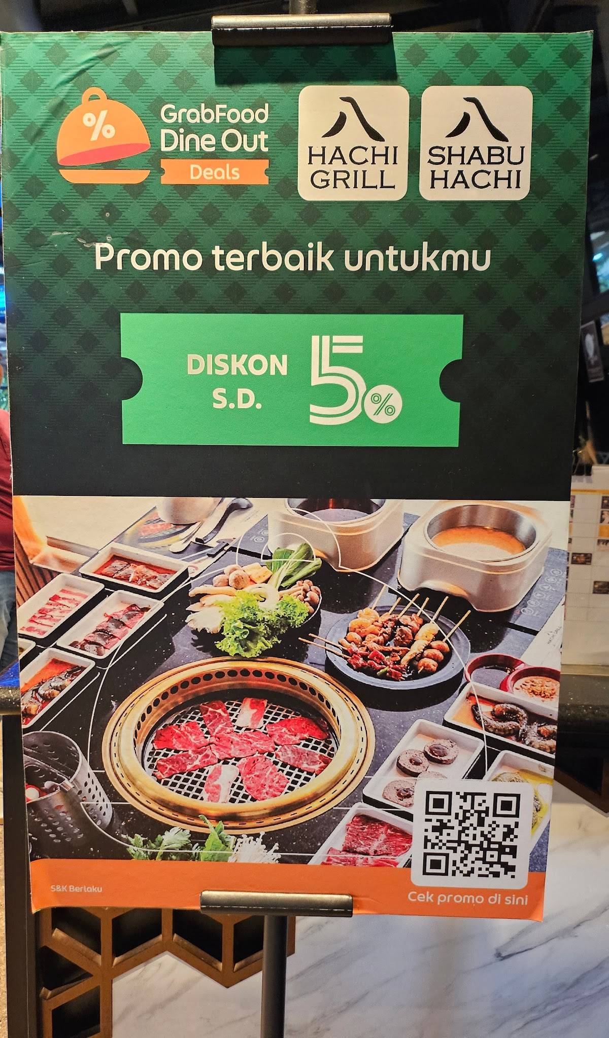 Menu at Hachi Grill The Breeze BSD City restaurant, South Tangerang