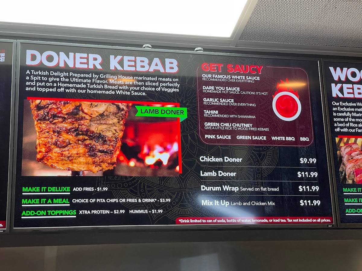 Menu at Halal Street Food restaurant, Charlotte