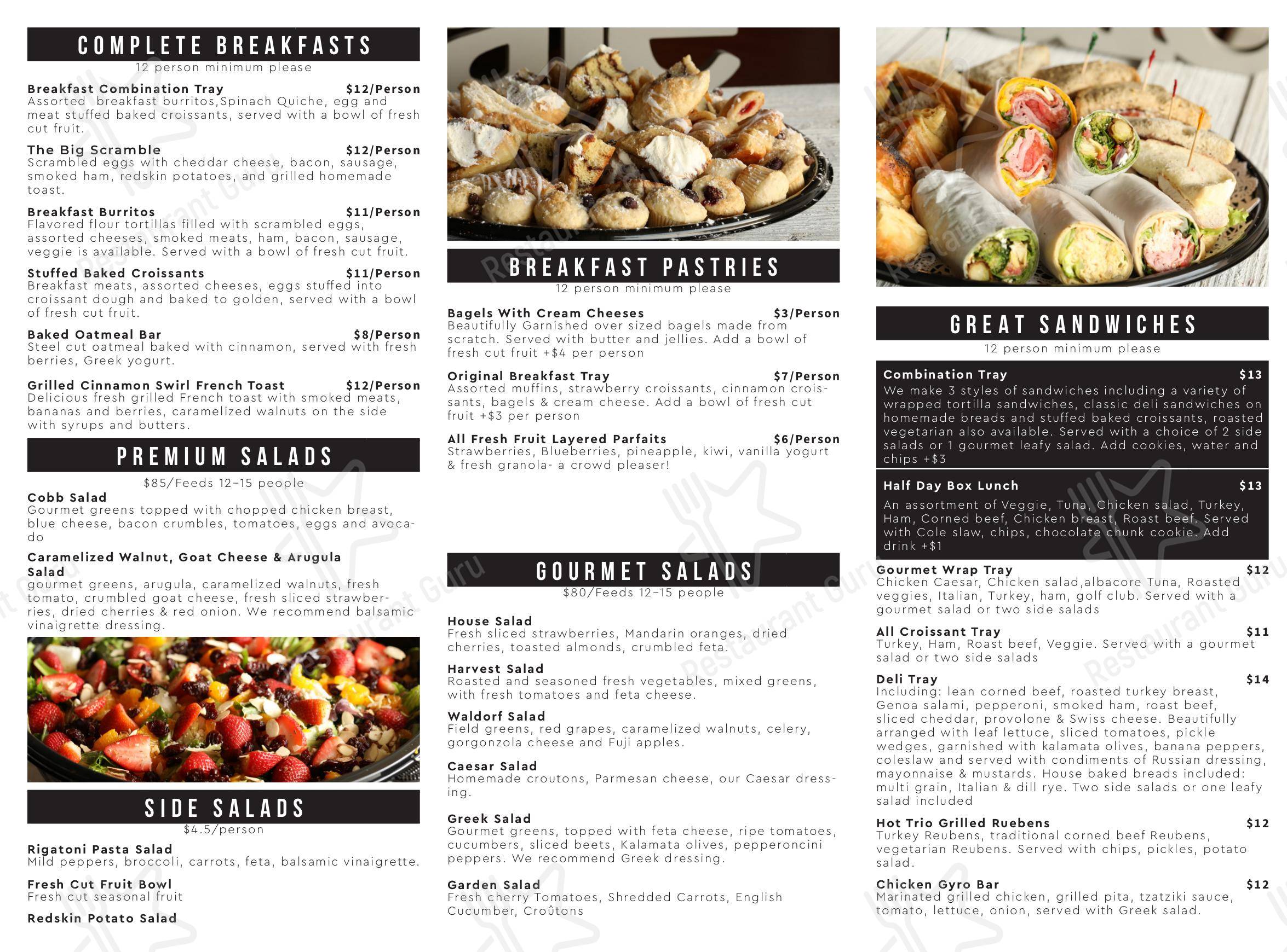 Menu at Half Day Cafe, Rochester Hills