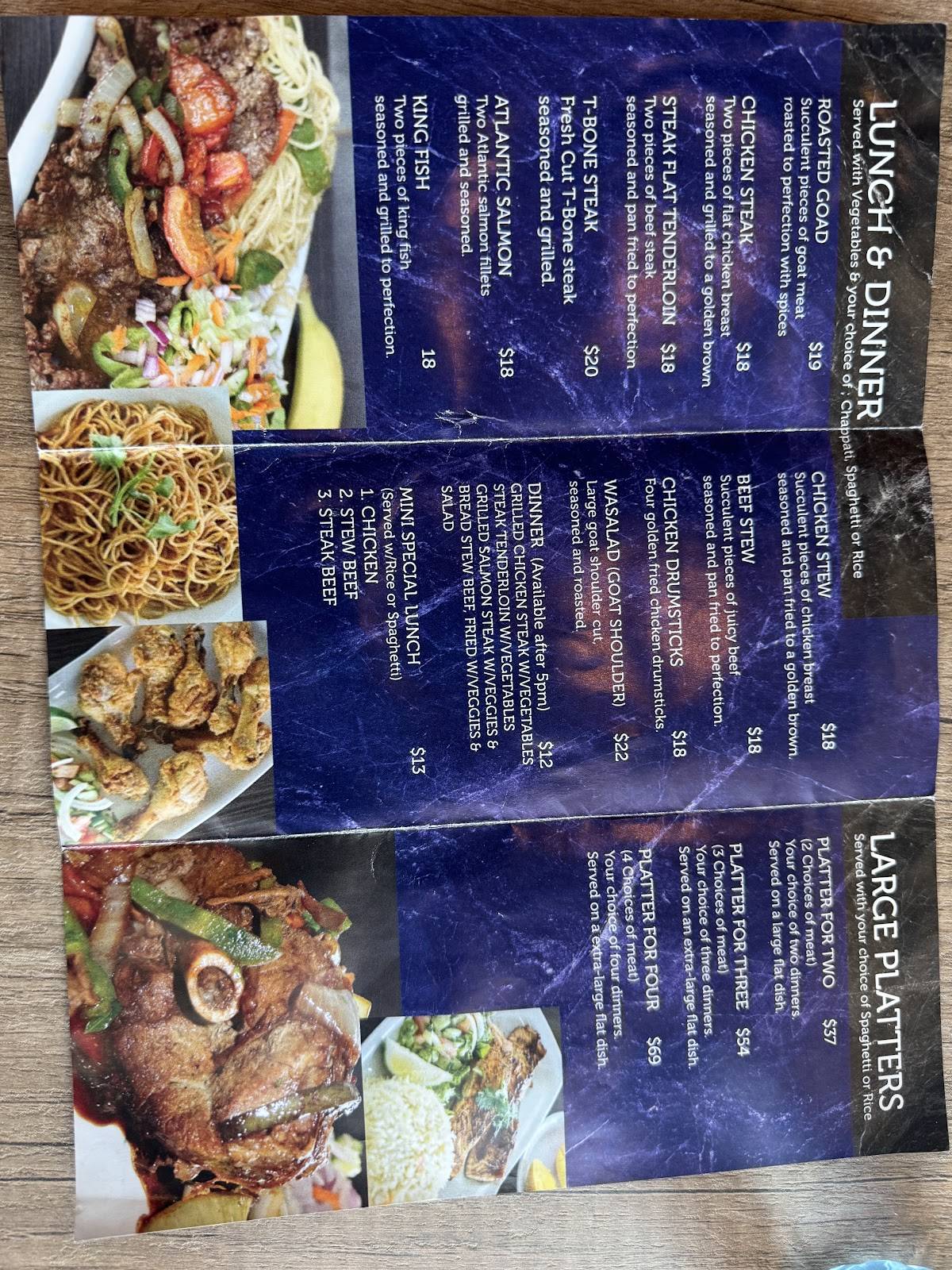 Menu at Hamdi Restaurant, Mississauga